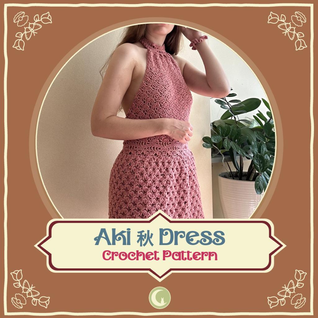Aki 秋 Dress Crochet Pattern Digital File - Etsy