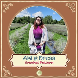 Aki 秋 Dress Crochet Pattern Digital File - Etsy