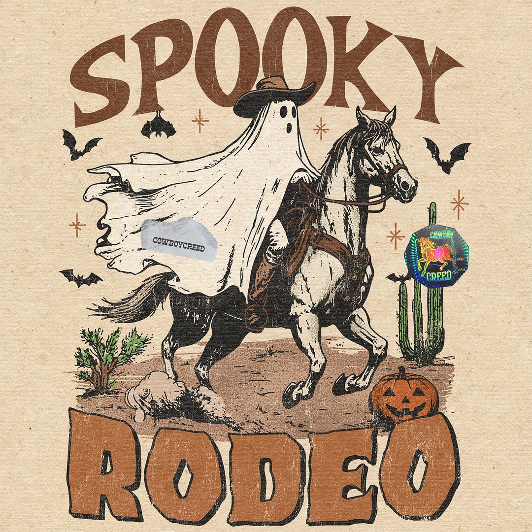 Spooky Rodeo PNG, Western Halloween Png, Spooky Rodeo Svg, Halloween ...