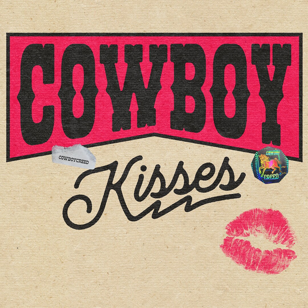 Cowboy Kisses PNG, Long Live Cowgirls PNG, Vintage Cowboy Png, Cowboy ...