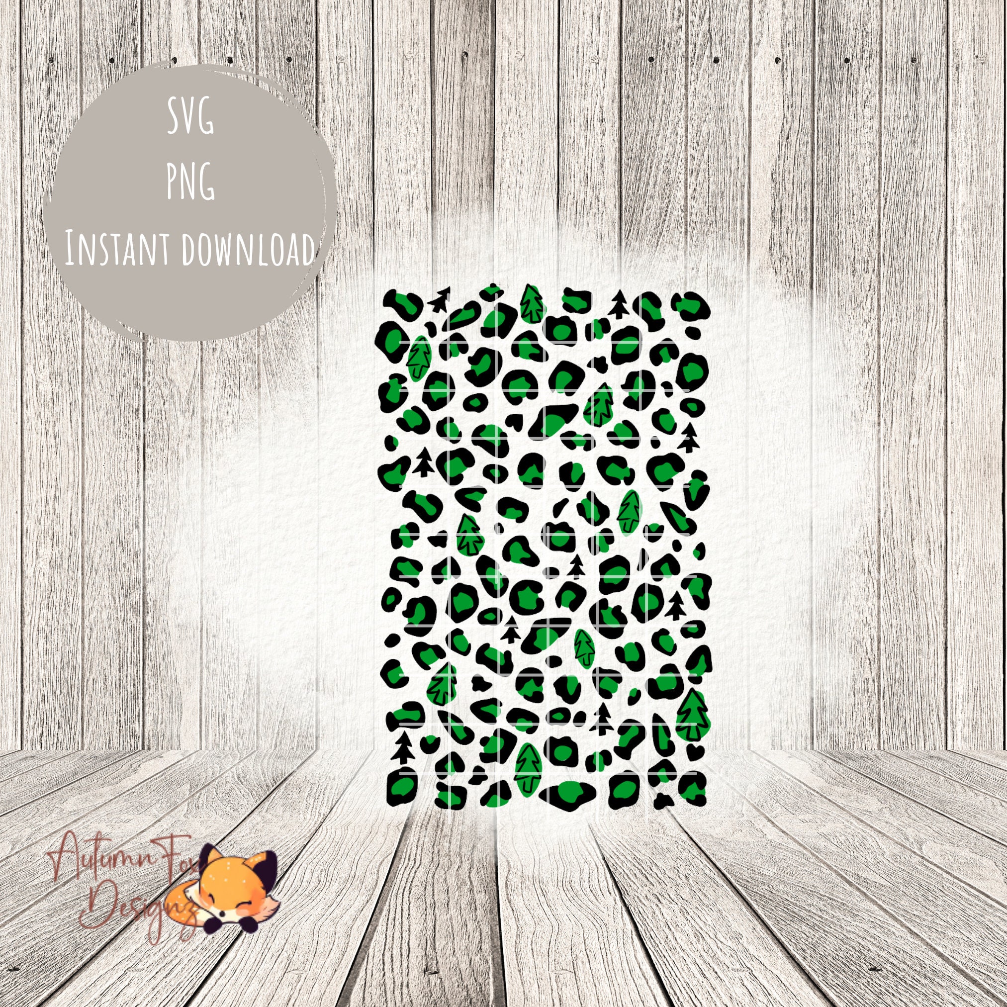Christmas Cheetah Print SVG, Seamless Christmas Cheetah Print Pattern ...
