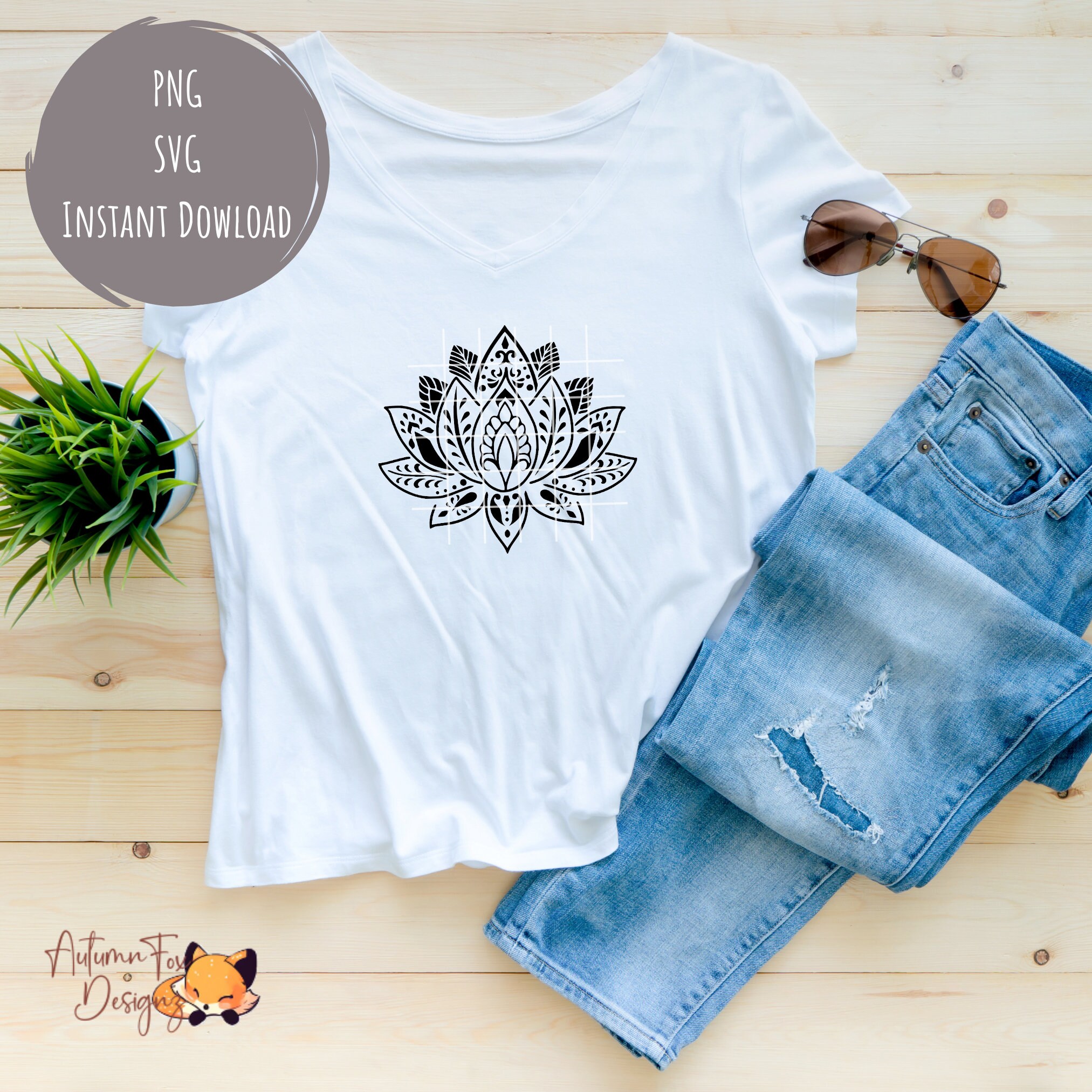 Sacred Lotus Flower Svg Cut File,png, Lotus Mandala Svg, Lotus Clip Art ...