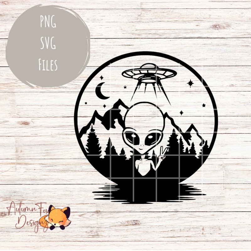 Alien Svg - Etsy