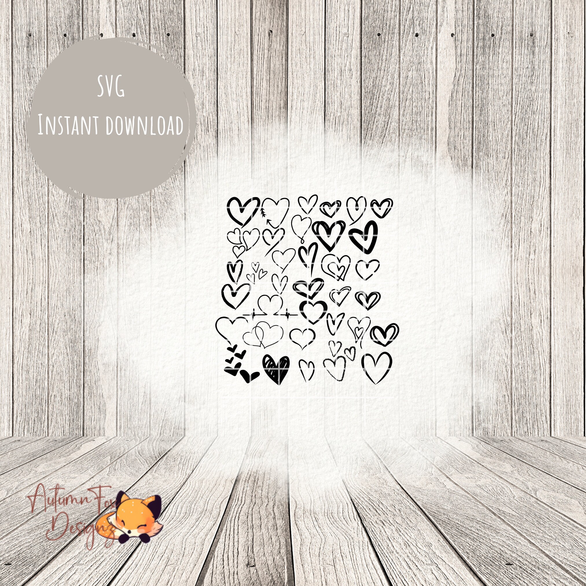Heart Outline SVG, Digital Download, Instant Download - Etsy
