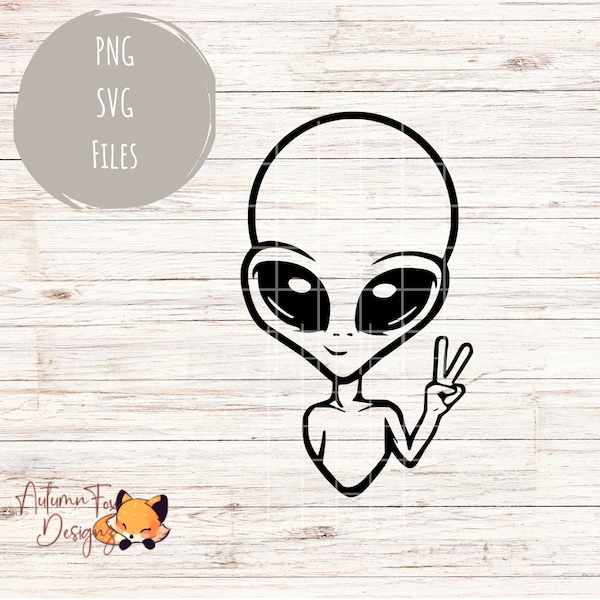 Alien Svg - Etsy