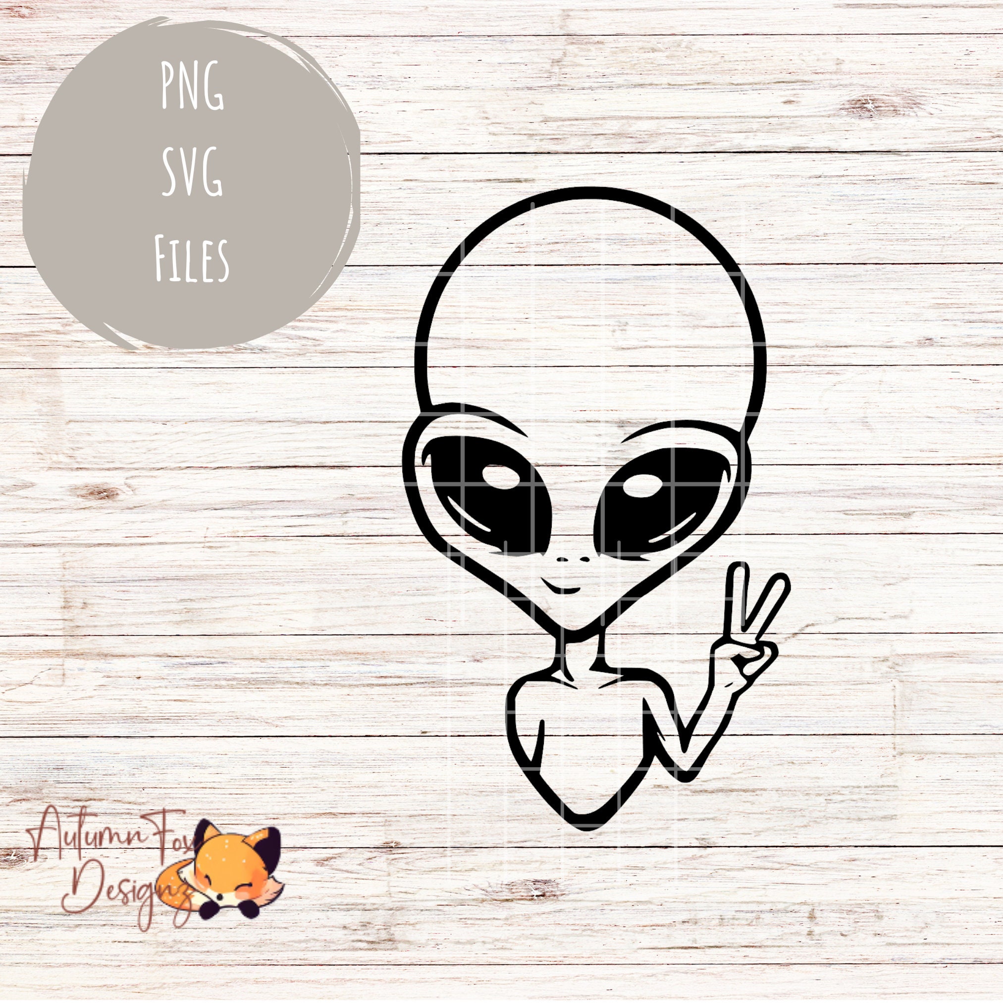 Alien Peace Svg | Alien Png | Cut Files | Digital Downloads | Alien Svg ...
