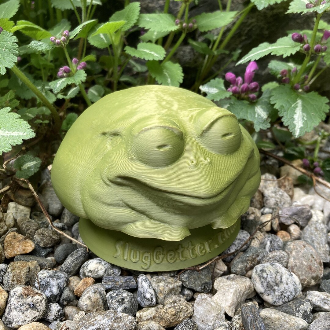 Fat Frog Garden Slug Trap to Protect Flowers and Veggies. Great Gift ...
