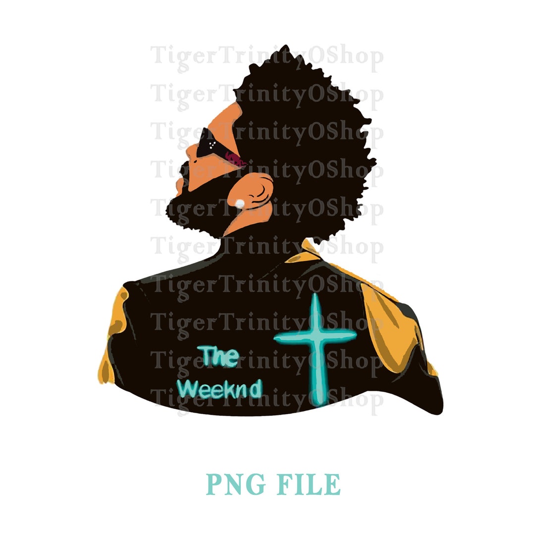The Weeknd Png Ready to Print Design Into a Shirt Rap Tee - Etsy Australia