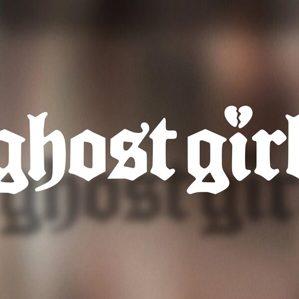 Ghost Girl Decal - Etsy