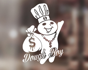 Dough Boy Vinyl Decal - Etsy