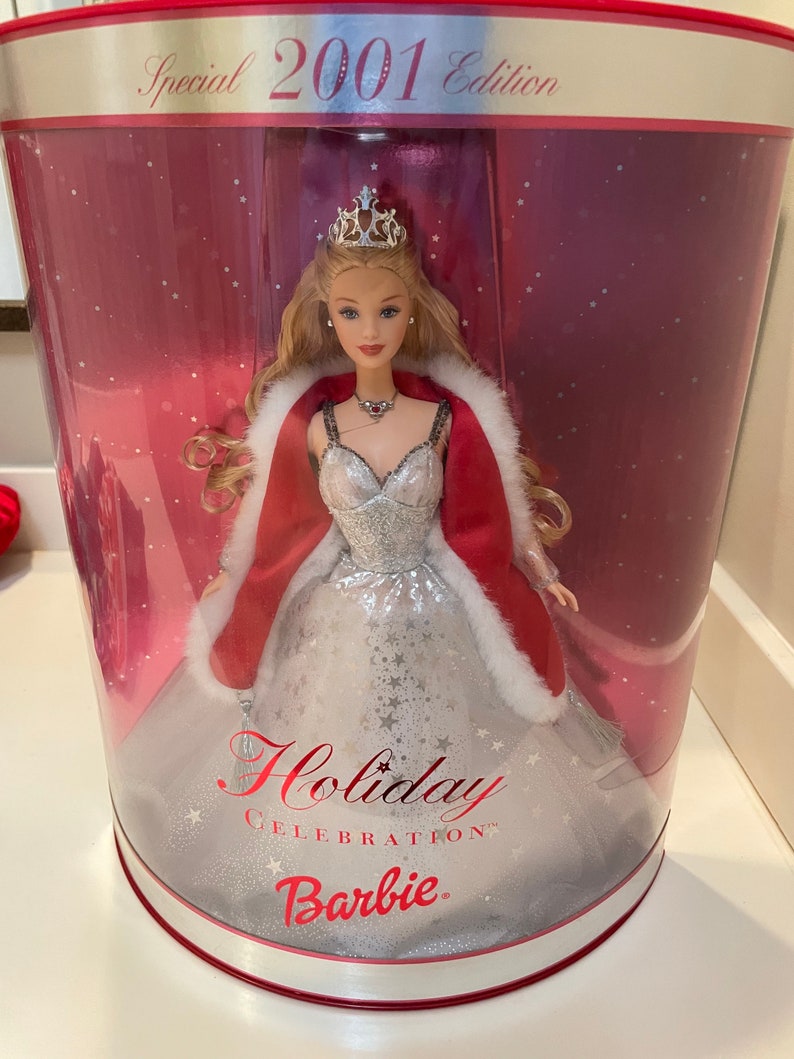 2001 Holiday Barbie - Etsy