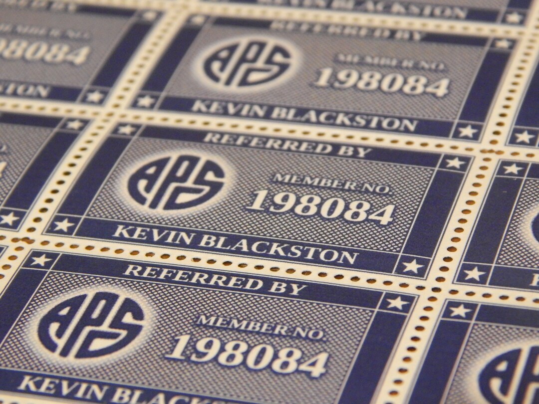 APS Perforated Referral Labels - Etsy