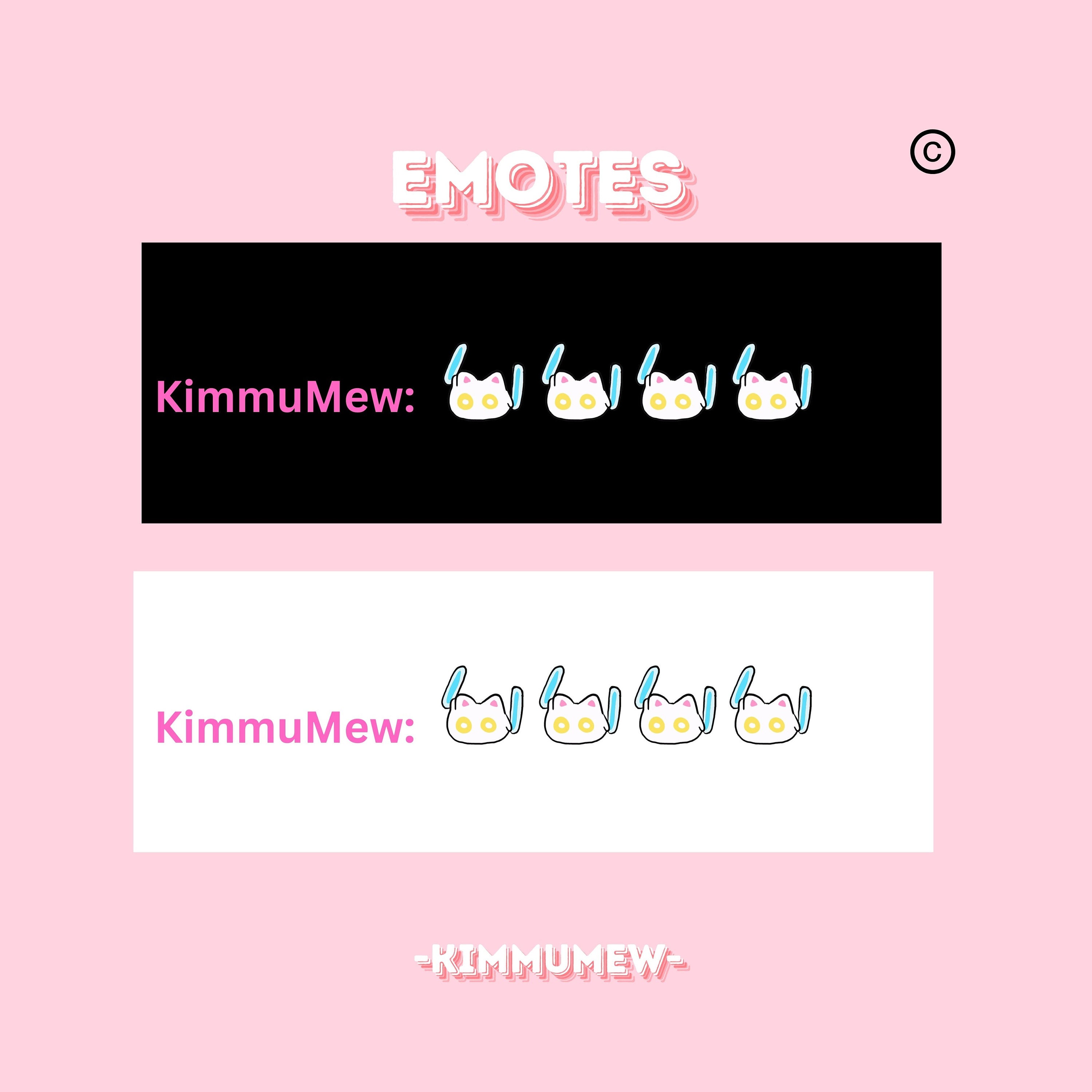 Cat Dance Emote | Rave Cat Emote | White Cat Blob | Cute | Kawaii ...