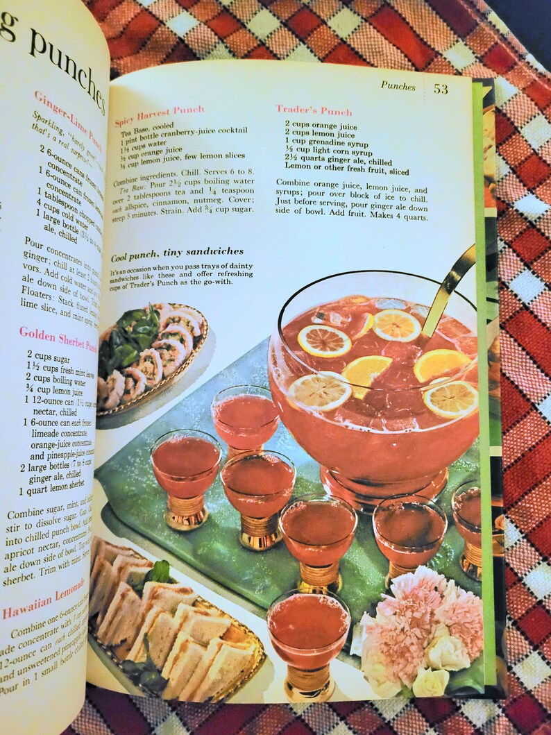 Better Homes and Gardens 1963 Snacks and Refreshments Cookbook ...