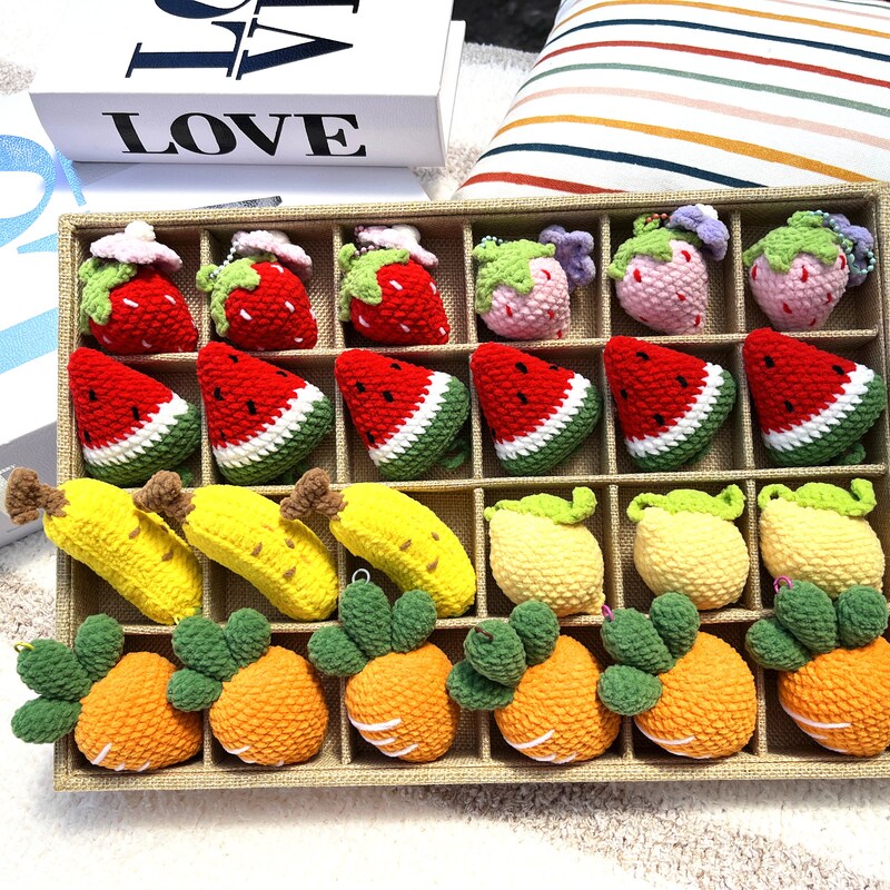 Crochet Keychain - Etsy