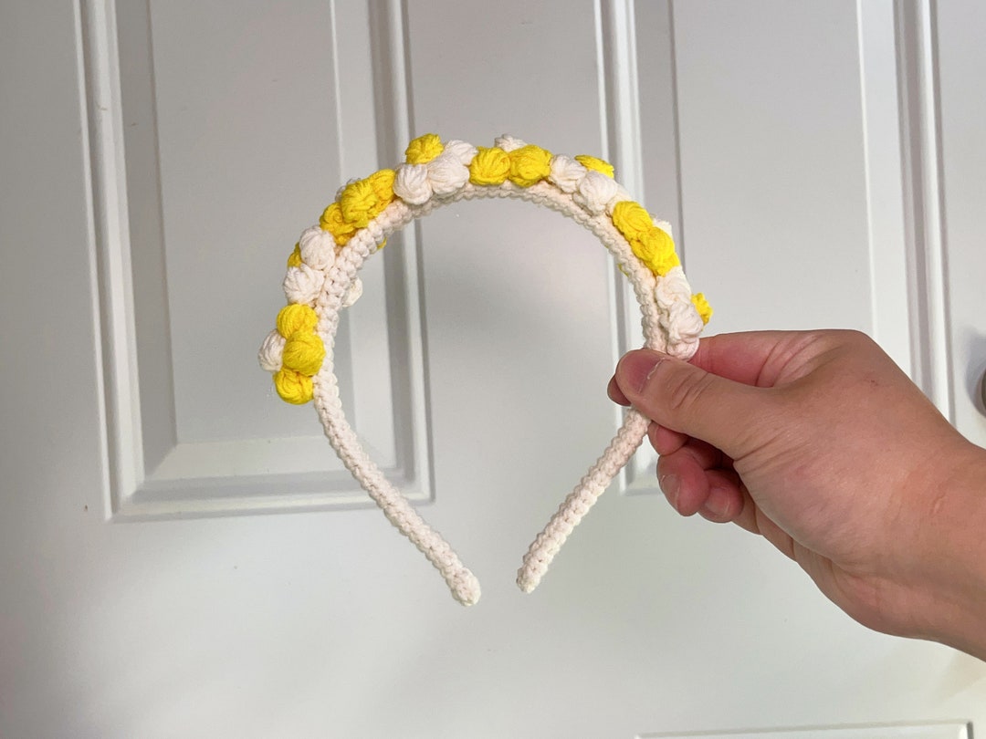 Crochet Flower Headband, Handmade Headband for Women , Hair Accessory ...