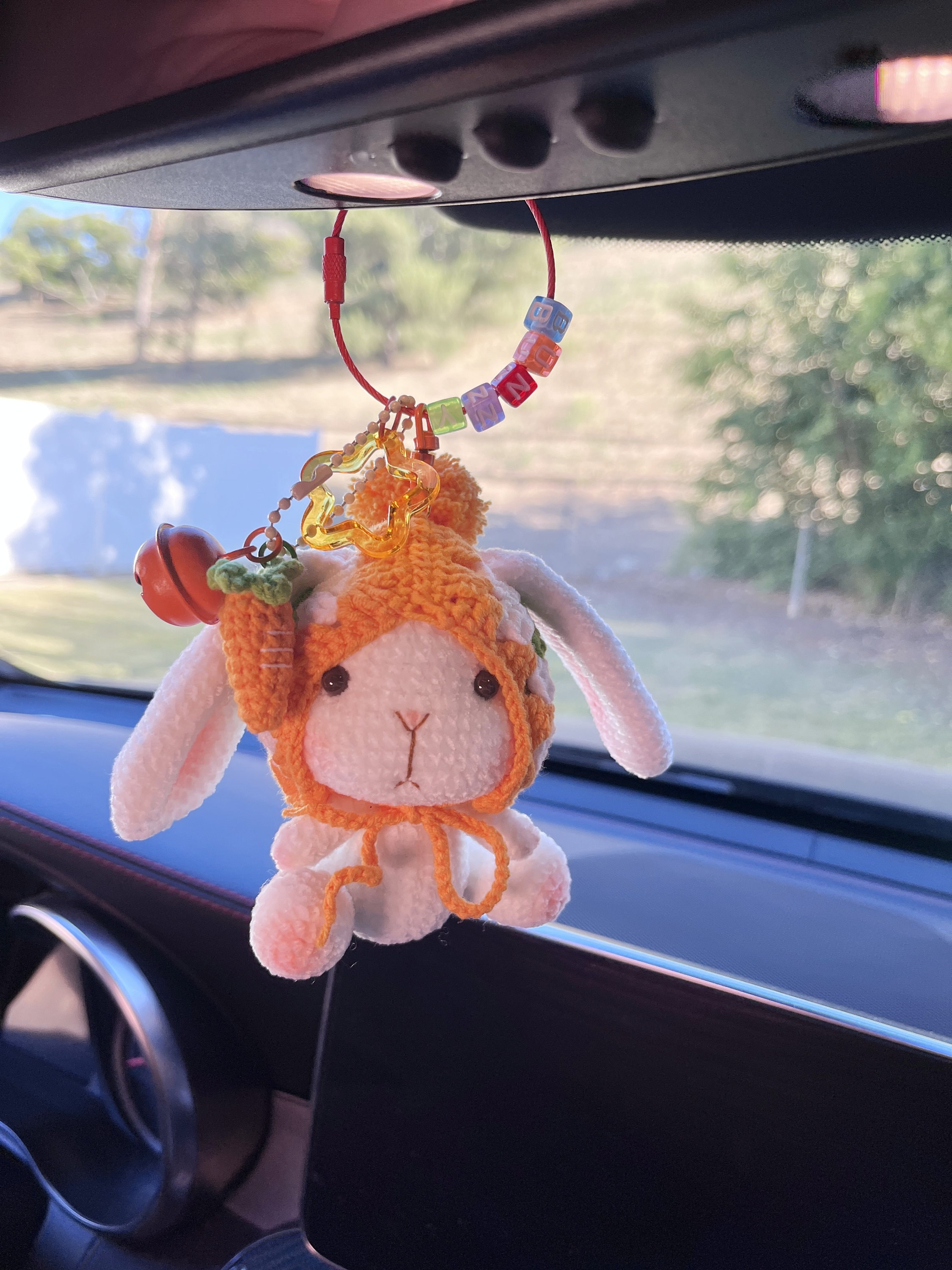 Bunny Plush Keychain Crochet Animal Bunny Plush for Girl's - Etsy