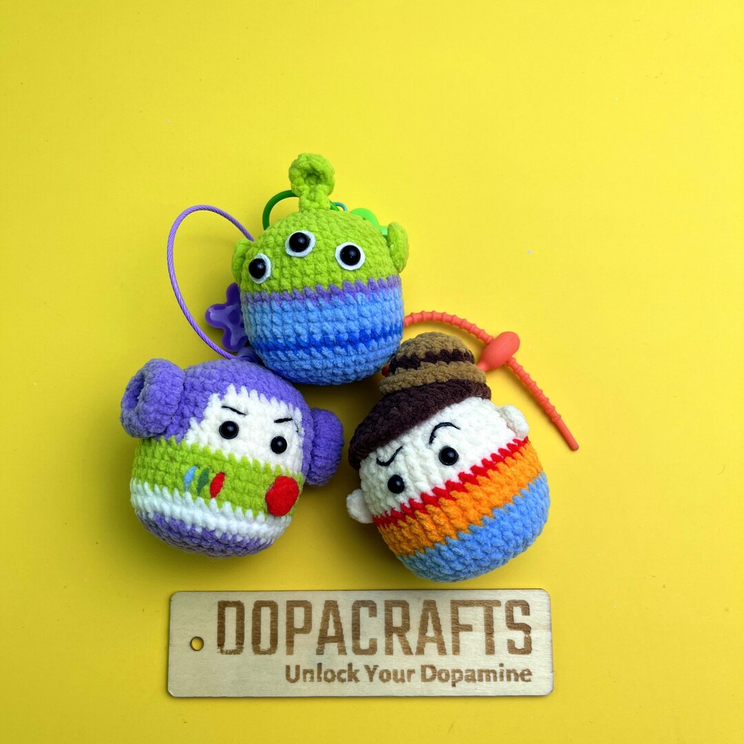Woody Crochet, Buzz Crochet, Alien Crochet, Toy Story Crochet Doll ...
