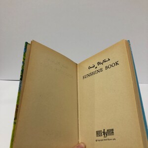 Vintage 1965 Classic “sunshine Book” by Enid Blyton - Hardcover in ...