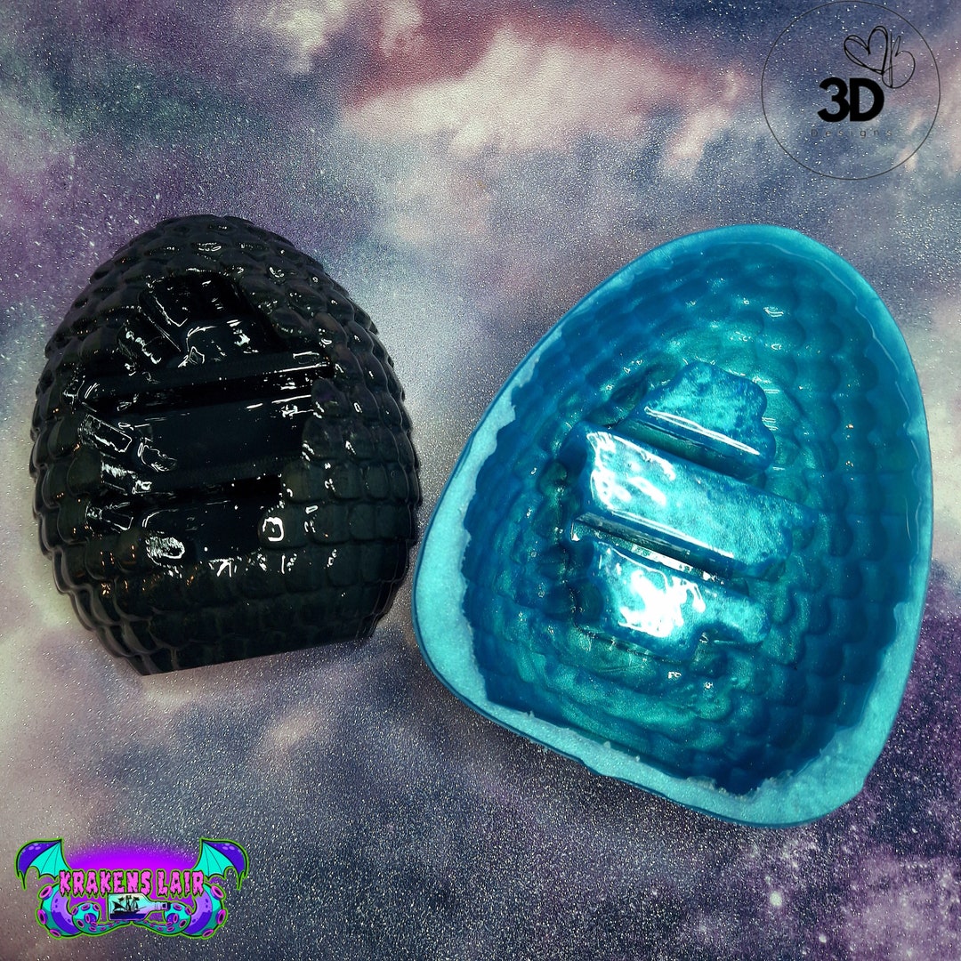 Miniature Bookcase/shelf/curio Silicone Mold Dragon Egg Dragon Holding ...