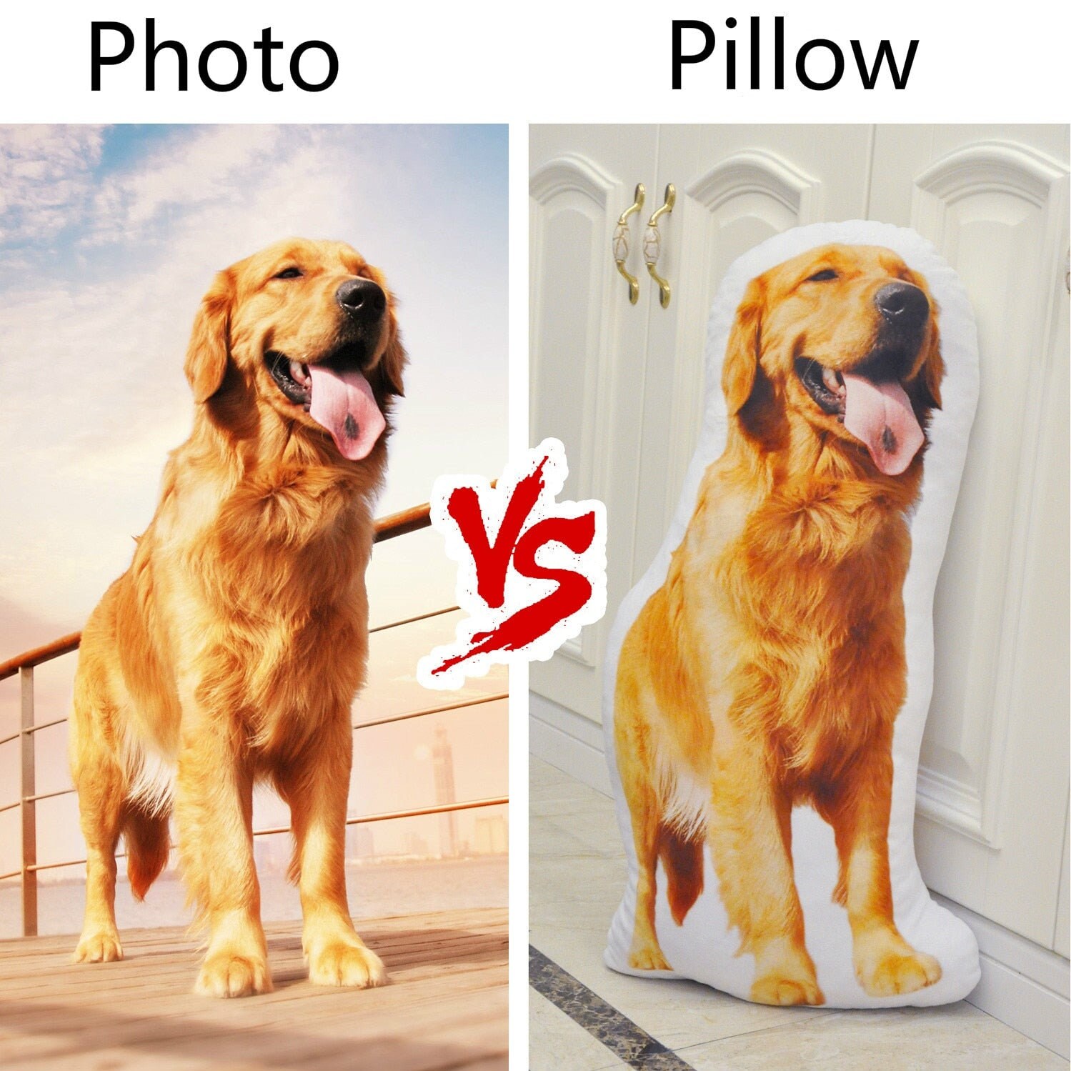 Personalized Dog Pillow - Custom Shaped Pet Pillow - Unique Gift for ...