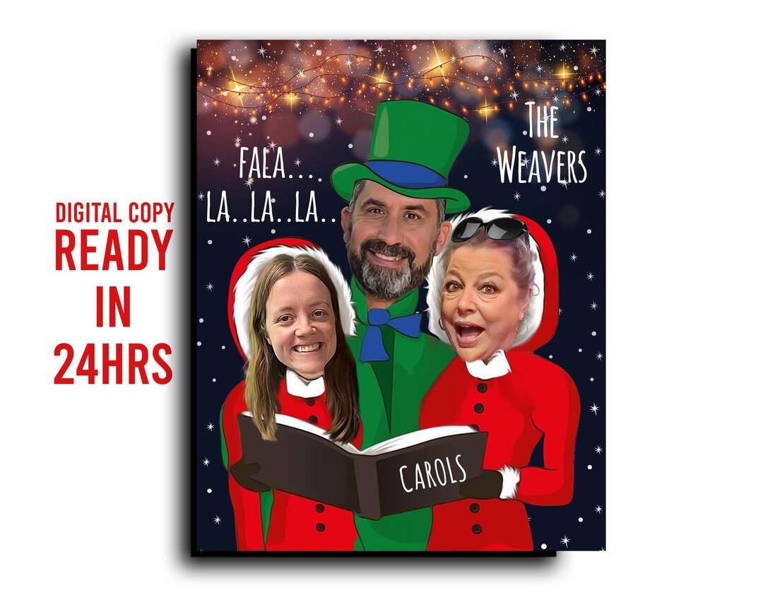 Human Christmas Carol Posters, Pet Siblings Poster, Christmas Card ...