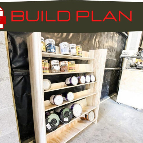 Storage Shelf Plans - Etsy