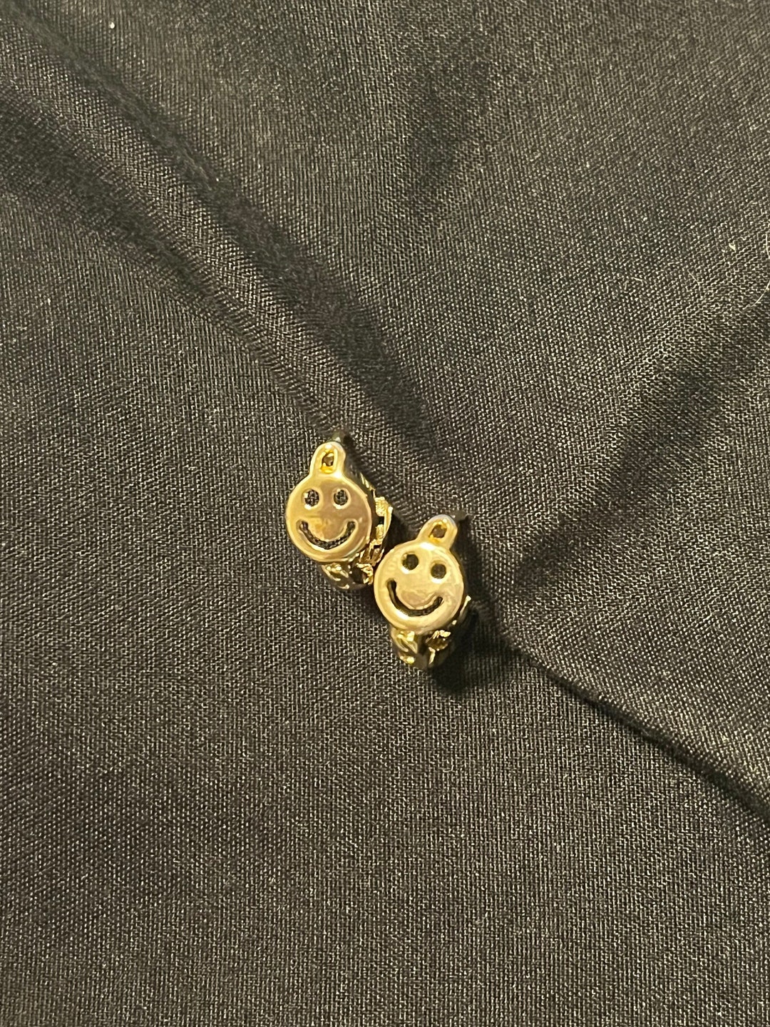 Smiley Hoop Earrings - Etsy