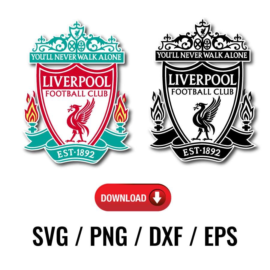 Liverpool SVG, PNG, PDF & Dxf Files T-shirt Design Digital Prints ...