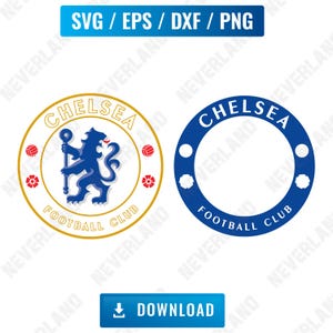 Chelsea SVG, PNG, PDF & Dxf Files T-shirt Design Digital Prints ...