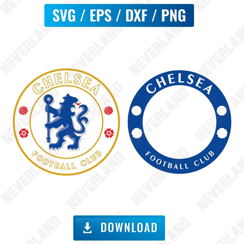 Chelsea SVG, PNG, PDF & Dxf Files T-shirt Design Digital Prints ...