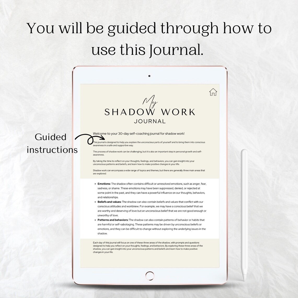 Shadow Work Journal Prompts Book of Shadows Mental Health Printable ...