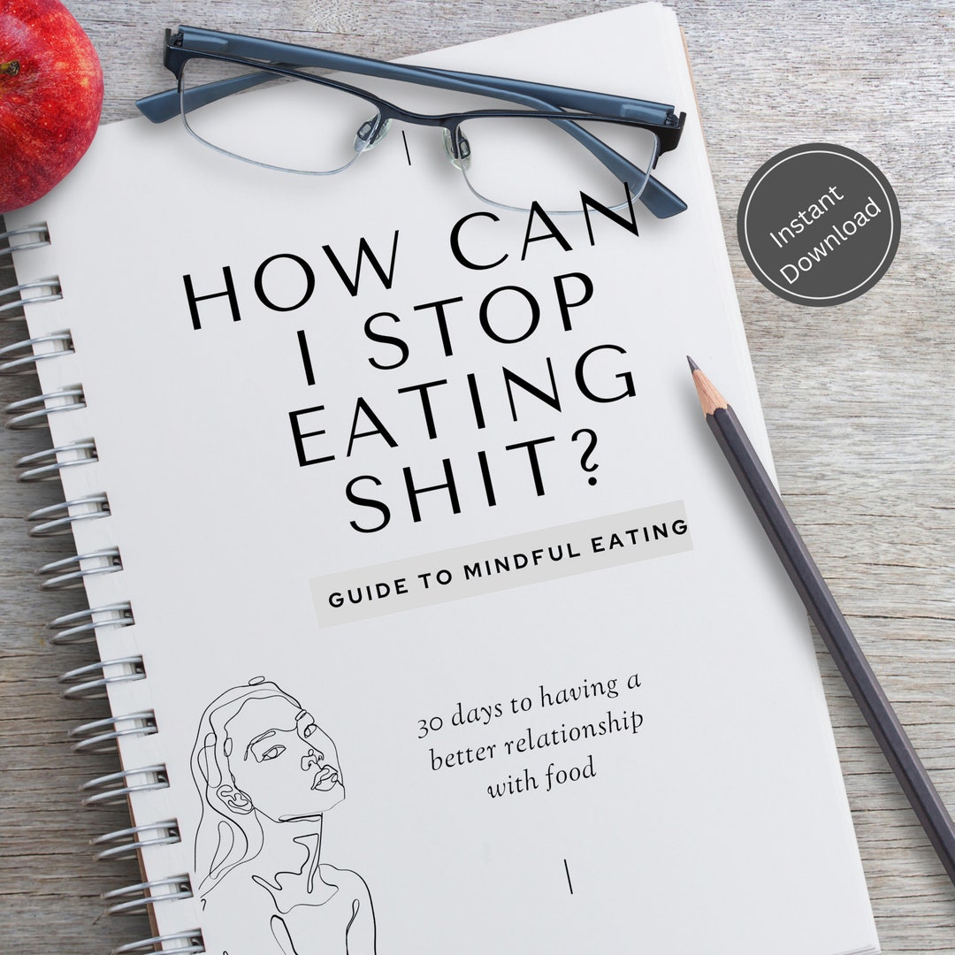 Mindful Eating Nutrition Journal, Health Intuitive Eating Habit Tracker ...