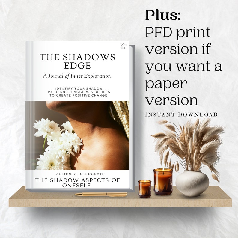 Shadow Work Journal Prompts Book of Shadows Mental Health Printable ...