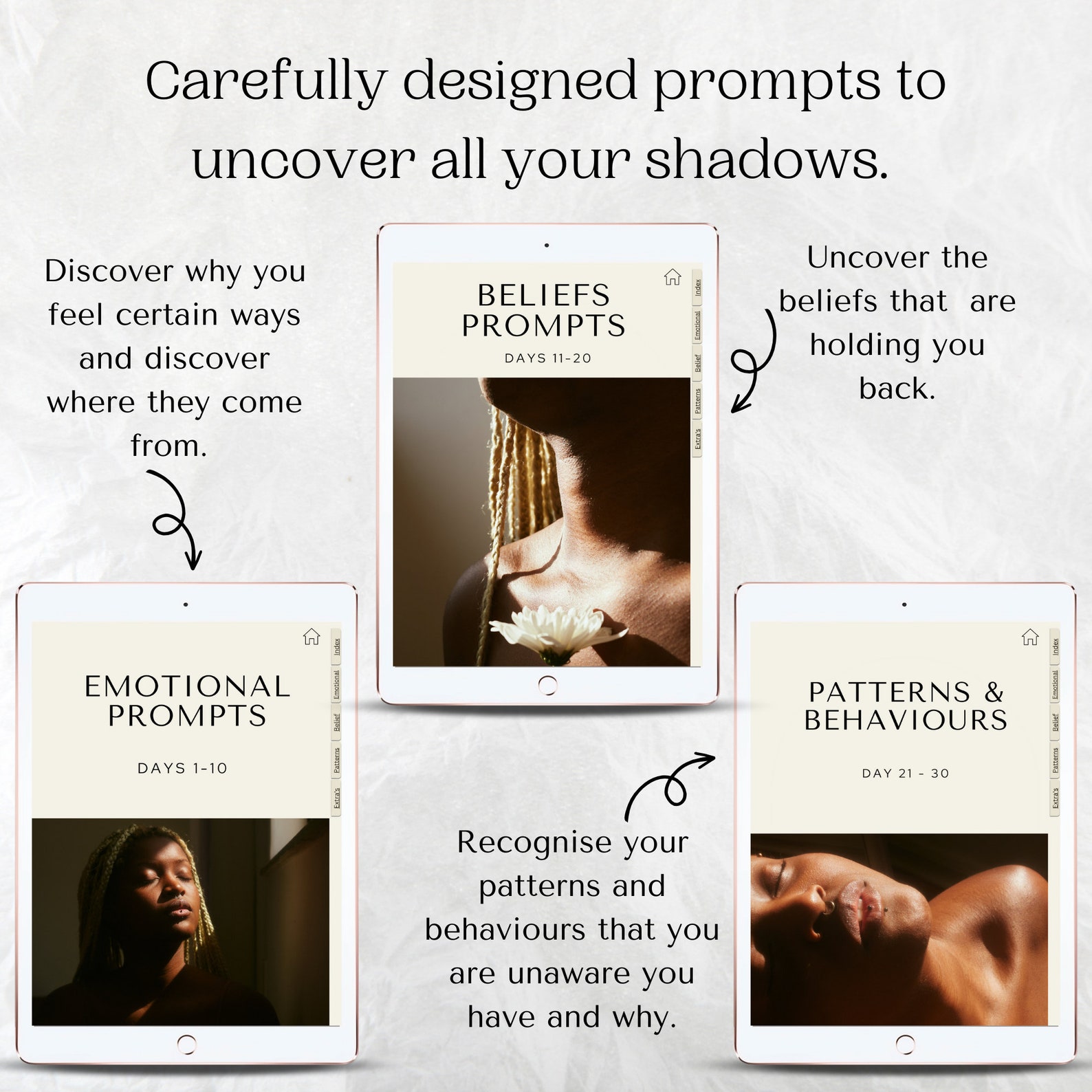 Shadow Work Journal Prompts Book of Shadows Mental Health Printable ...