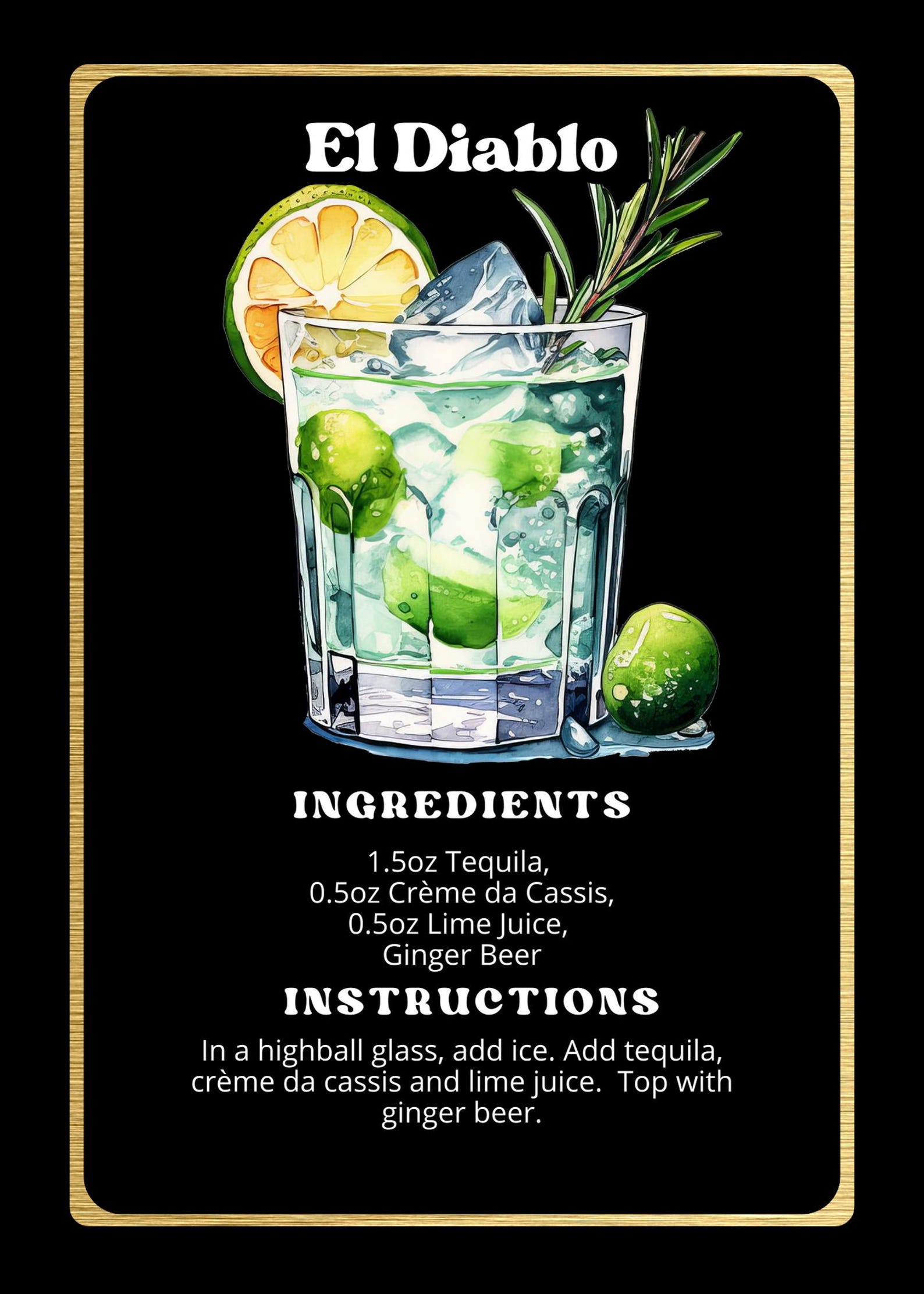 Cocktail Recipe Cards Template, 200+ Editable Drink Recipe Cards ...