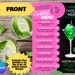 100% Editable Half Pink Cocktail Menu Design Canva Template With Free ...