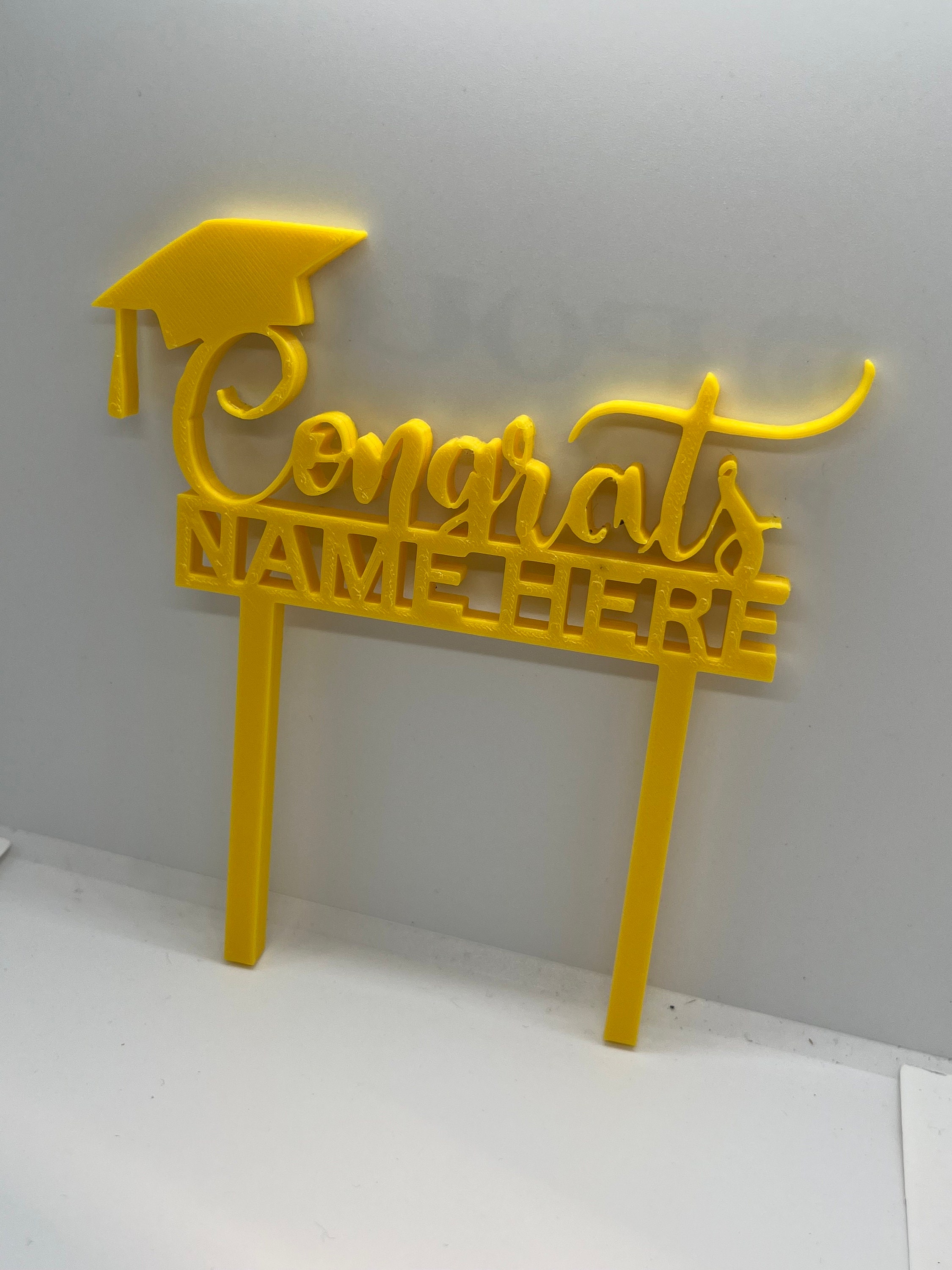 Graduation Cake Topper - Etsy