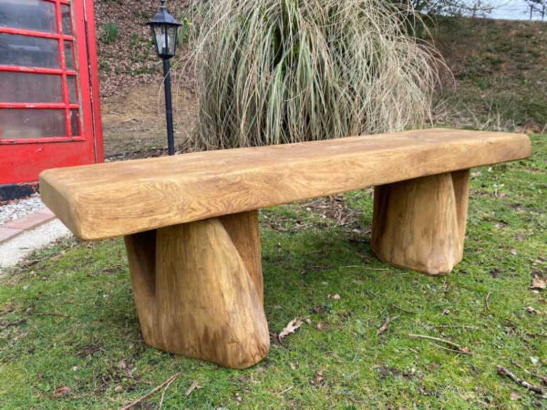 Specialized Cottage Solid Oak Bench - Etsy UK