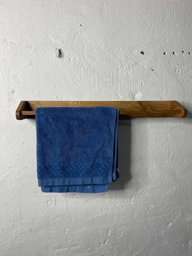 Bathroom Wooden Towel Rack, Kitchen Rack, Farmhouse Style Bath Towel ...