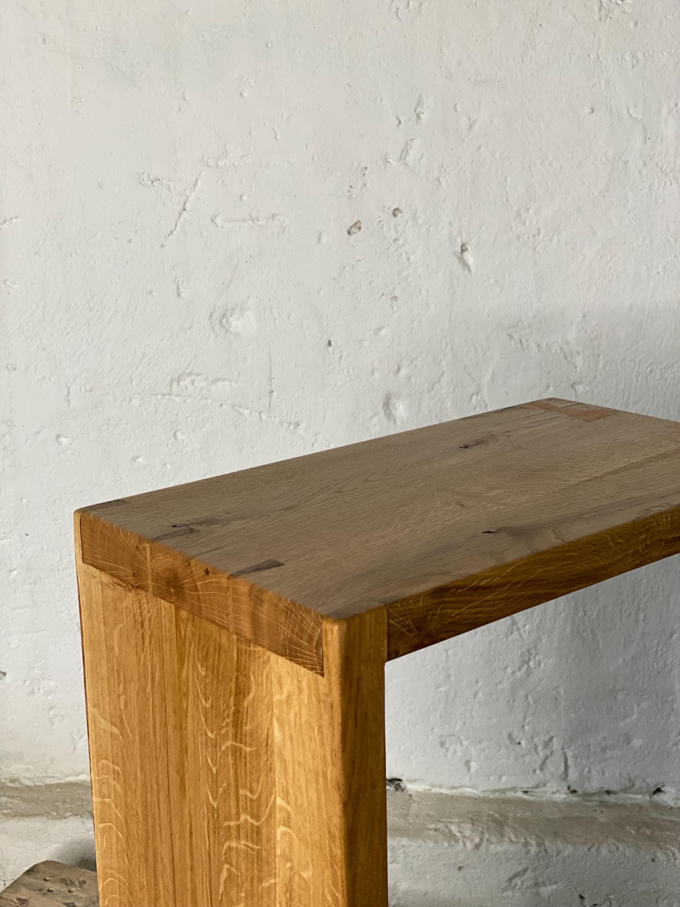 Solid Oak Side Table Dovetailed Oak Side Table Dovetailed Oak Bench - Etsy