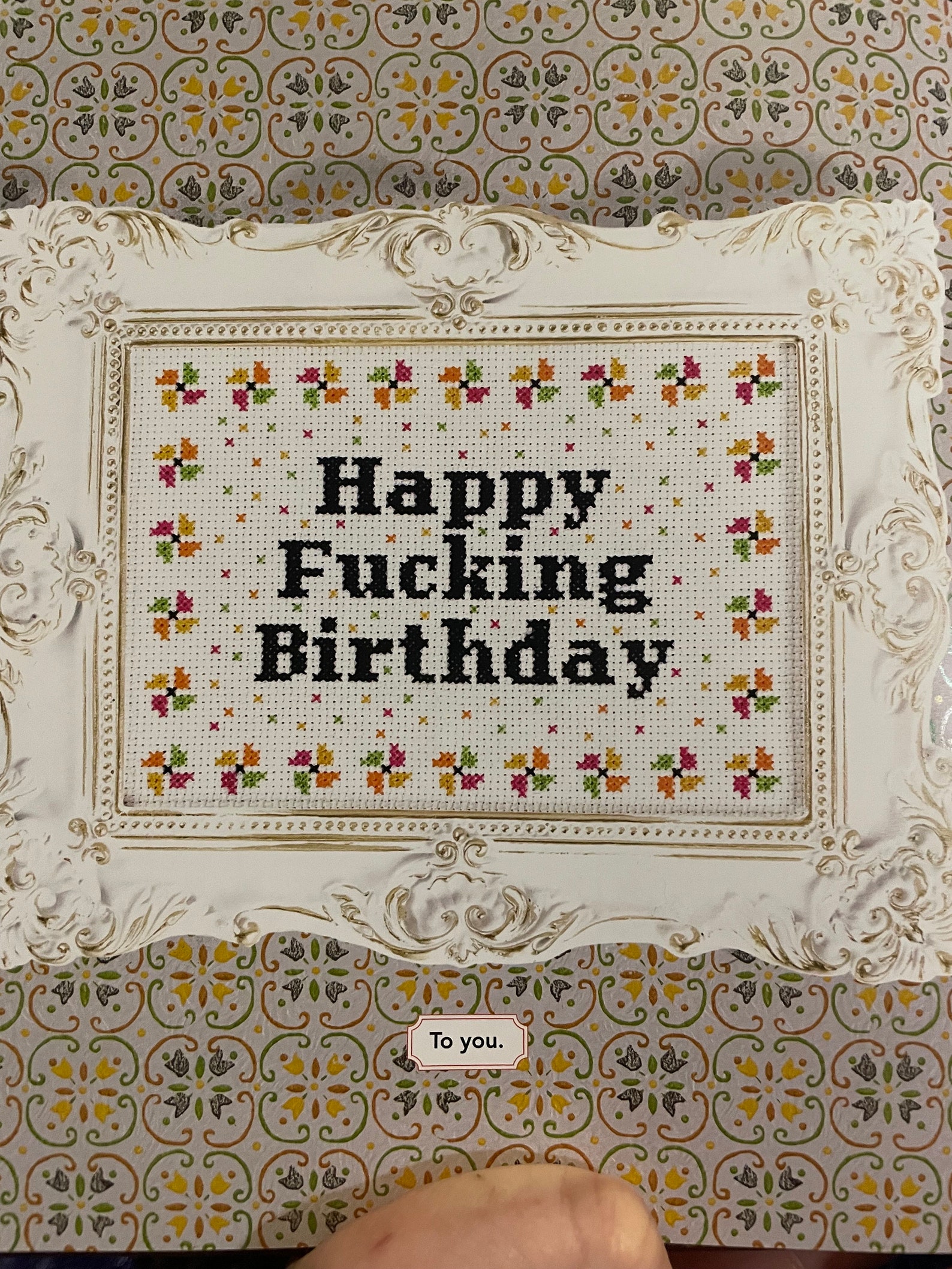Complete Cross-stitch | Finished Needlework | Sarcastic, Funny Phrases ...