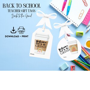Printable Gift Tag Back to School Gift Tag Instant Digital Download ...