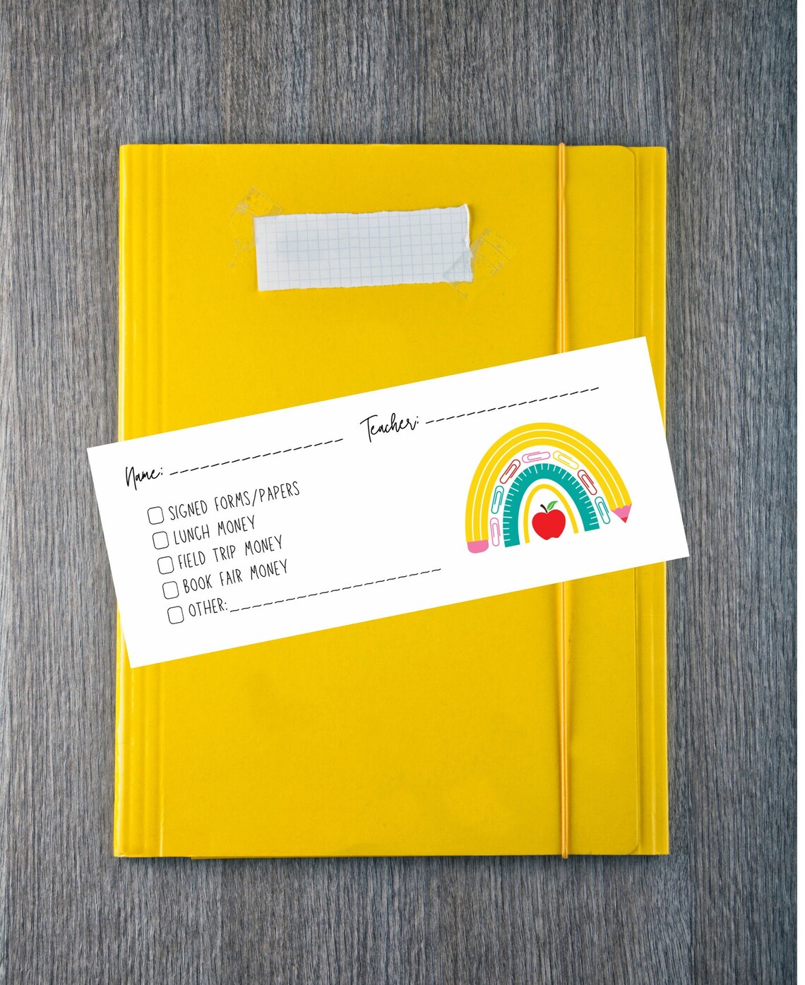 Student Envelopes for School Printable Money Envelope Instant Download ...