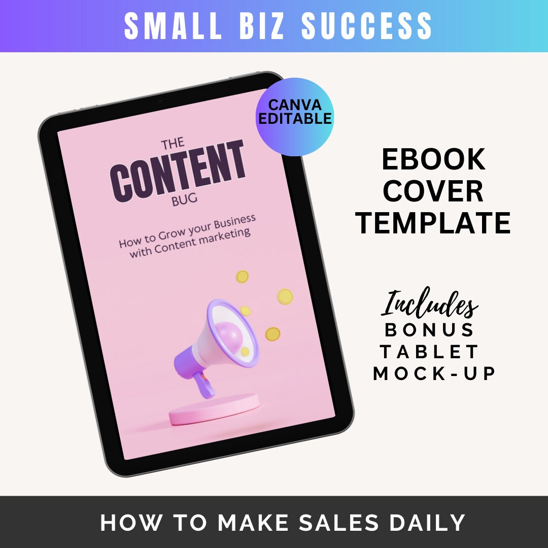 Ebook Cover Template, Creator, Influencer, Coaching Niche, Fully ...