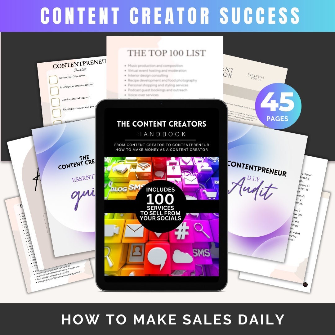 Content Creator Guide, How Content Creators Make Money, Creator ...