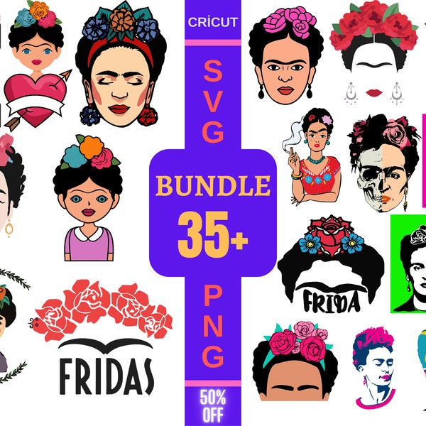 Frida Clip Art - Etsy