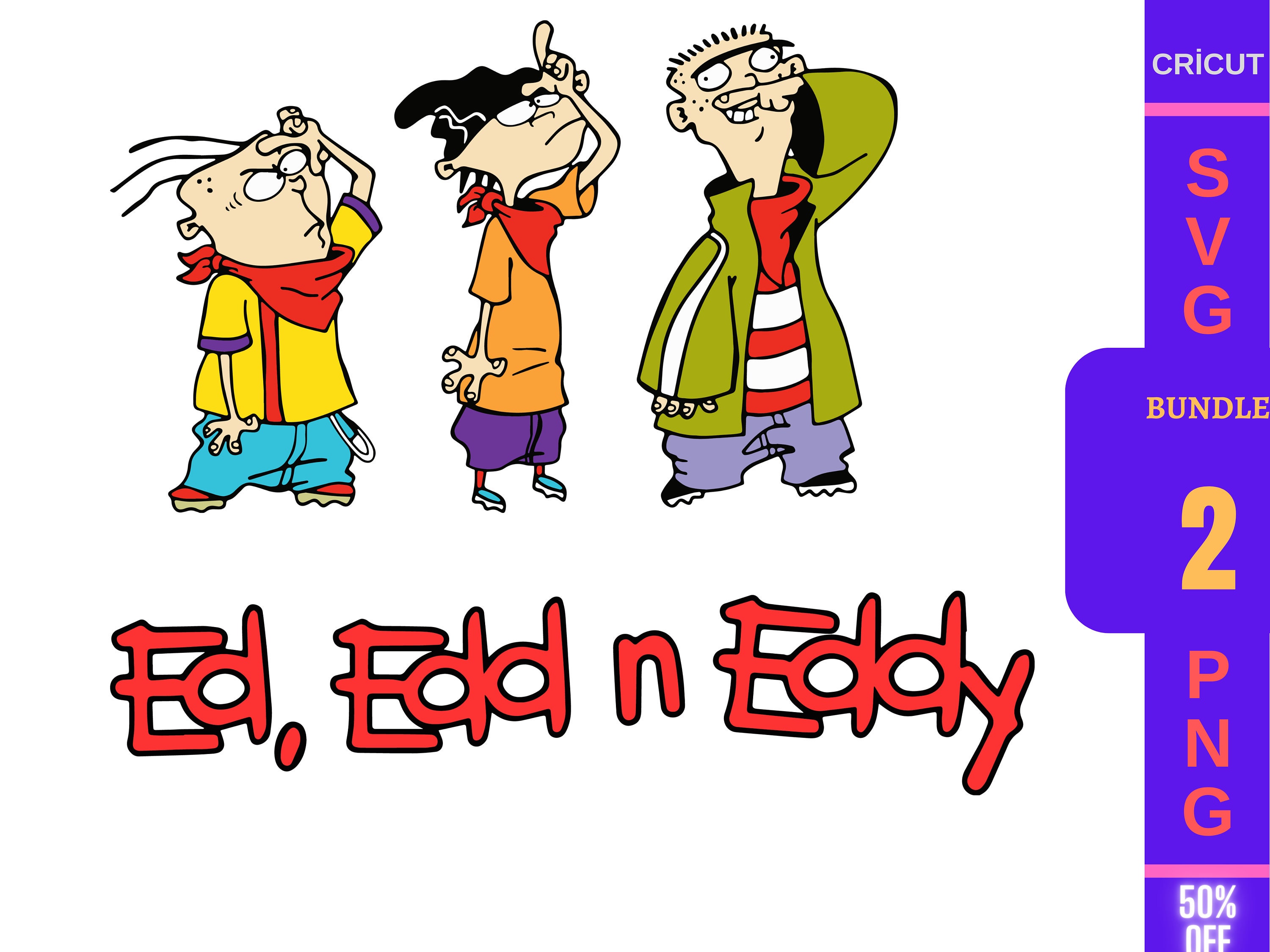 2 Ed Edd N Eddy SVG Ed Edd N Eddy Silhouette Cut File - Etsy Hong Kong