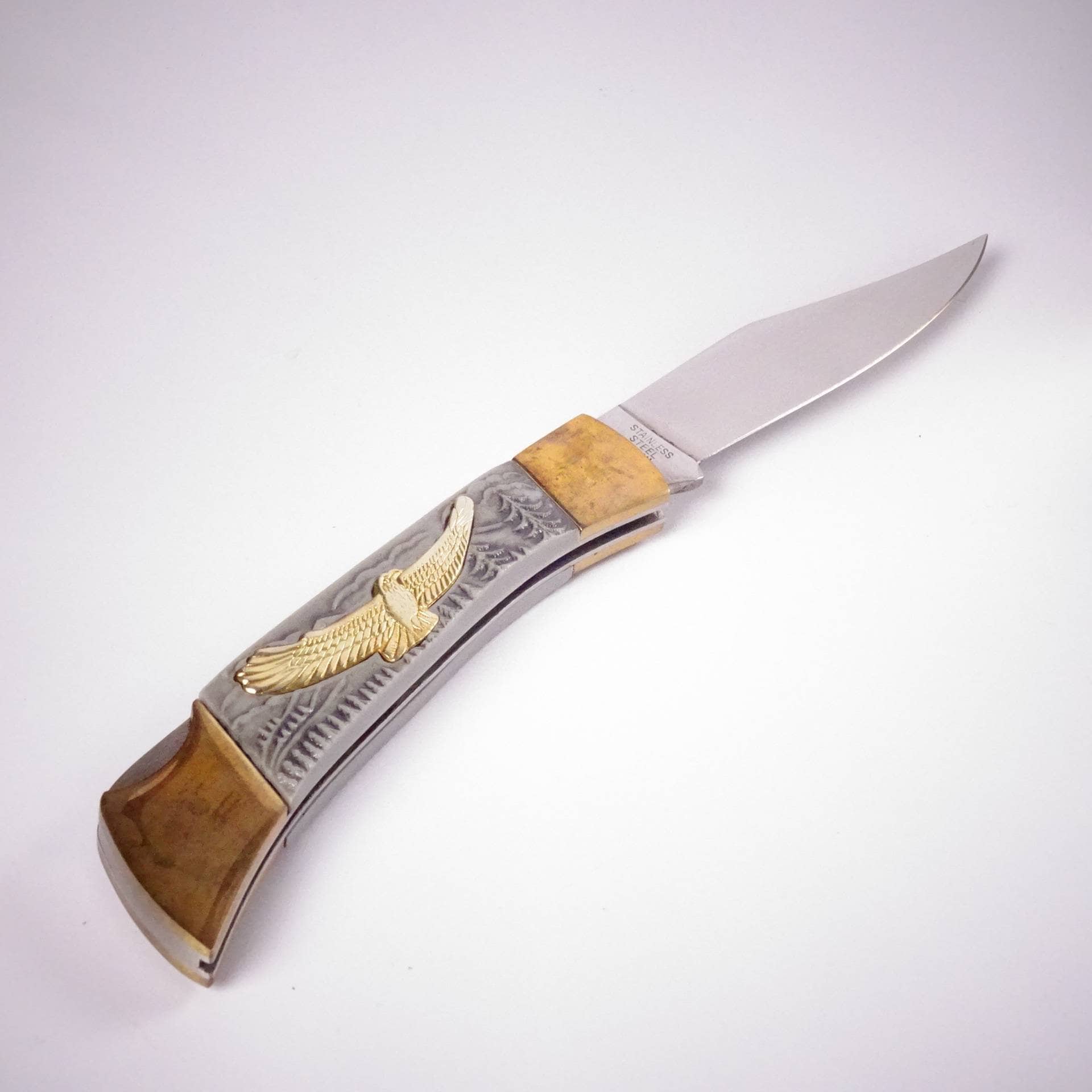 American Eagle Folding Pocket Knife 1980's - Etsy