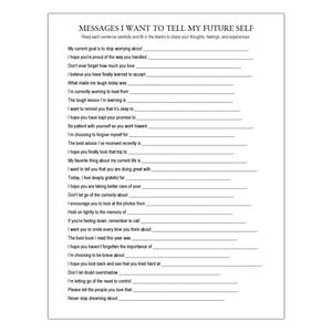 Messages I Want to Tell My Future Self, Self Reflection, Self ...